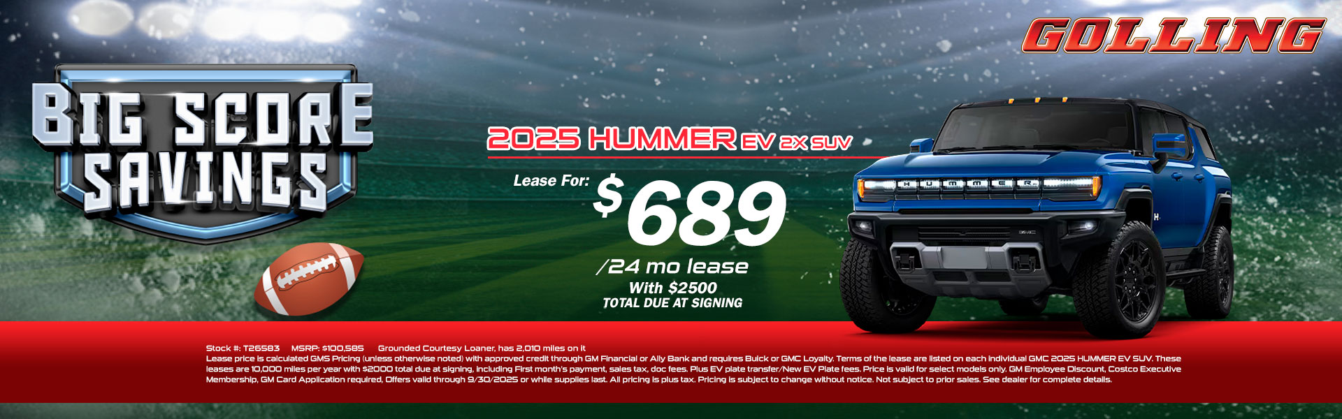 Hummer Lease Specials