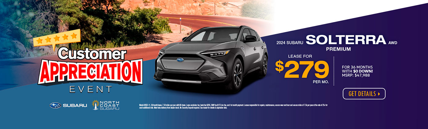 Solterra Lease Special | North Coast Subaru
